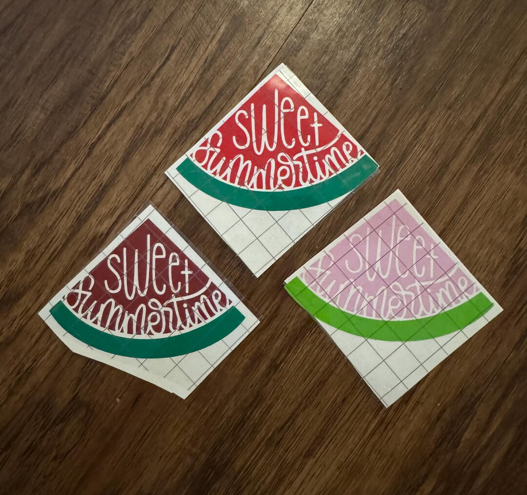 Watermelon Car Decal - Bumper Stickers - Sticker - Permanent Vinyl ...