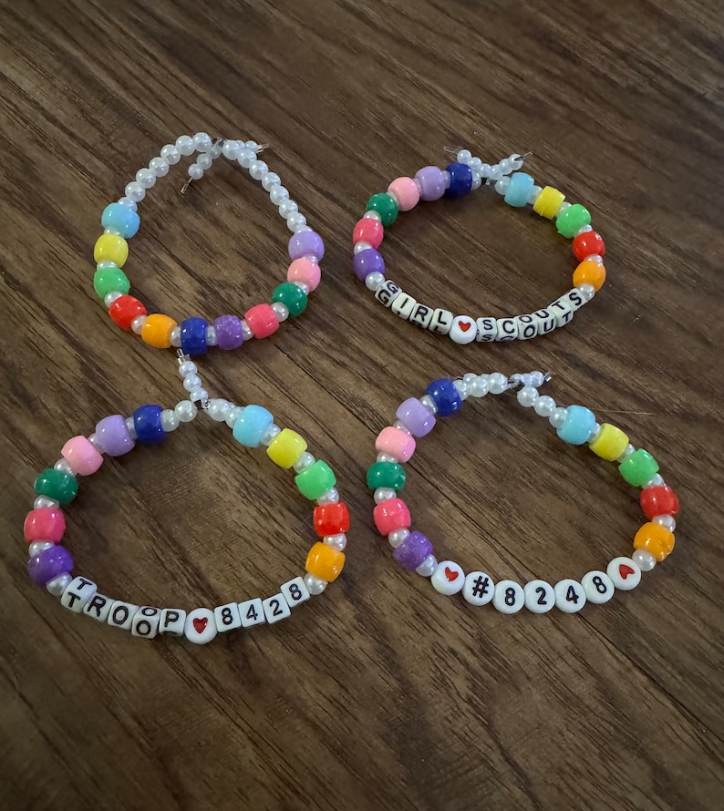 Girl Scout Beaded Bracelet - Kaper Chart Bracelets - Chore Chart ...