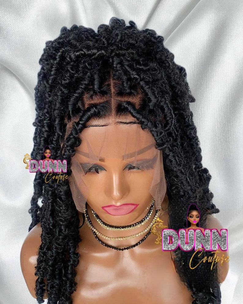 Women Butterfly Locs Wig Lace Wig Faux Locs Dreadlocks Wig - Etsy
