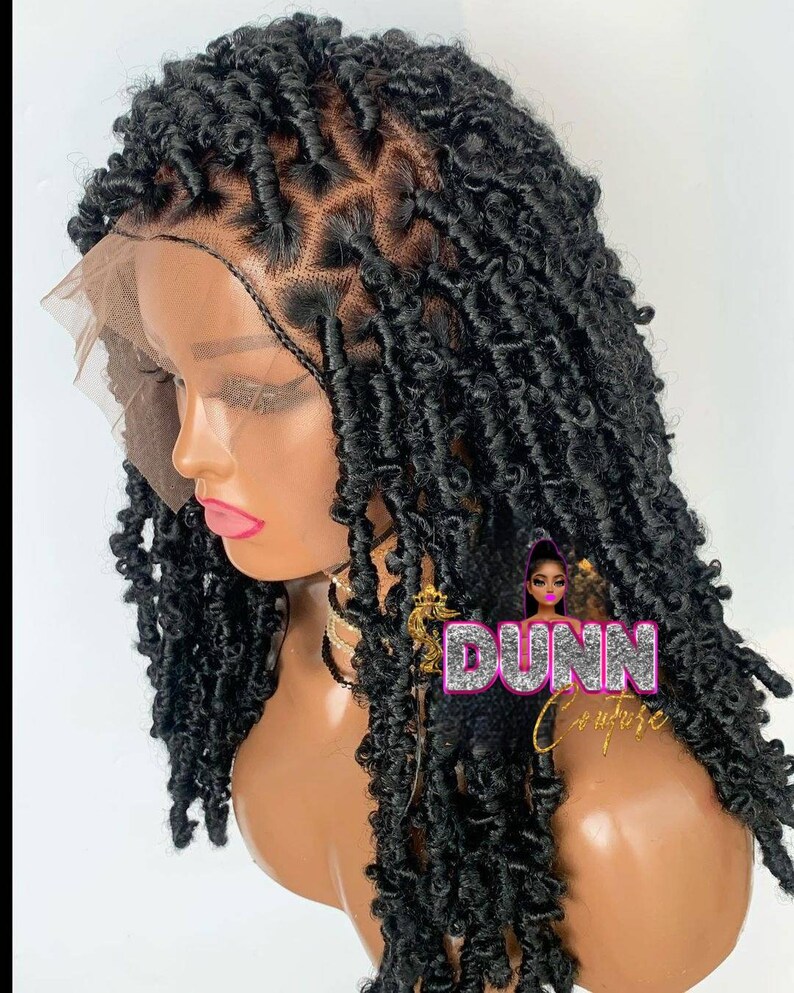 Women Butterfly Locs Wig Lace Wig Faux Locs Dreadlocks Wig - Etsy