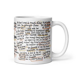 Bob Dylan Lyrics Mug, Handwritten Wordie Mug - Etsy
