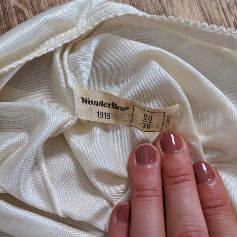 Vintage Cream White Camisole 1980s Wonderbra - Etsy