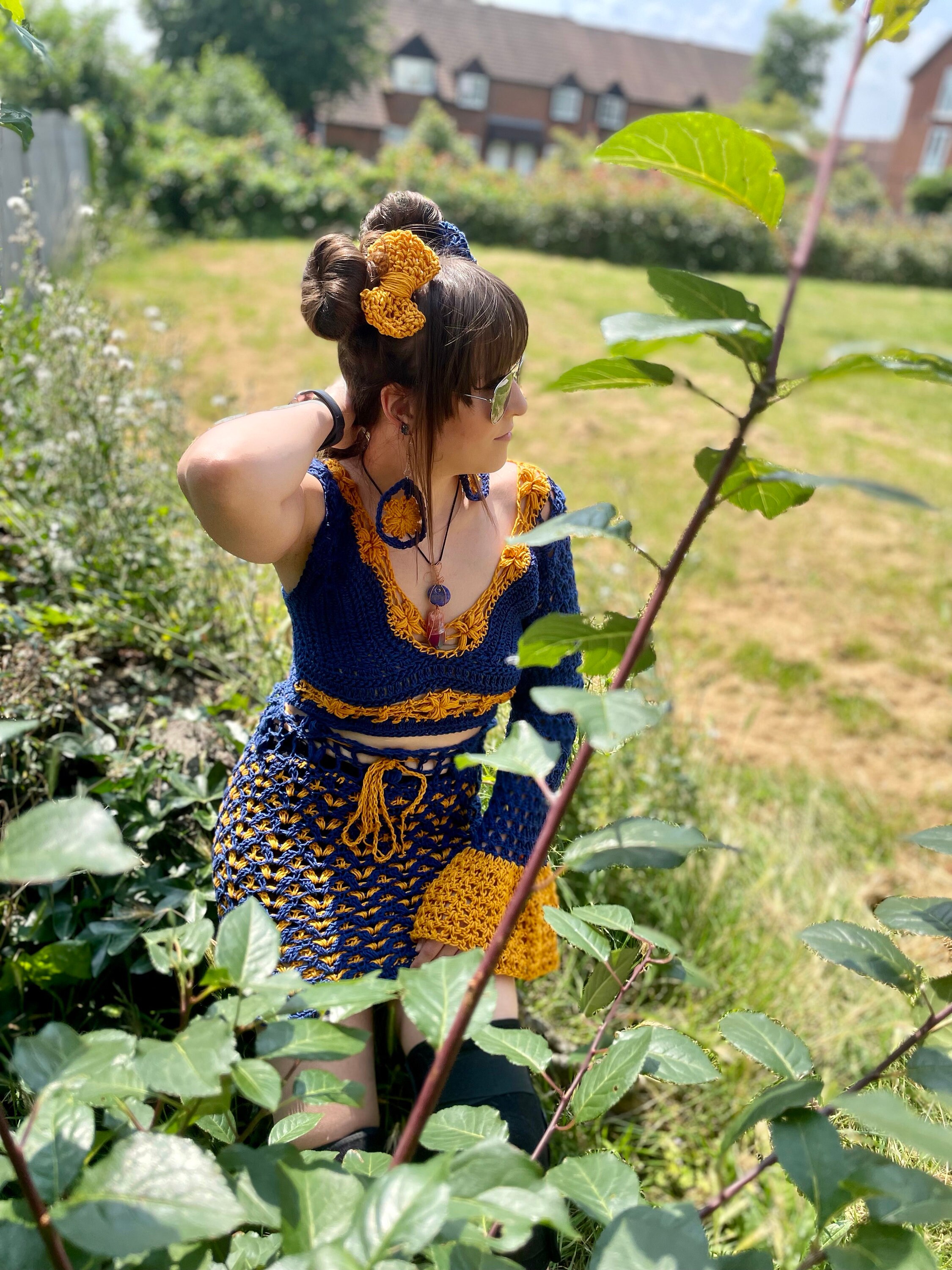 2 CROCHET PDF PATTERN the Demeter Skirt & Top Women All - Etsy