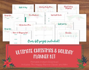Christmas planner | Etsy