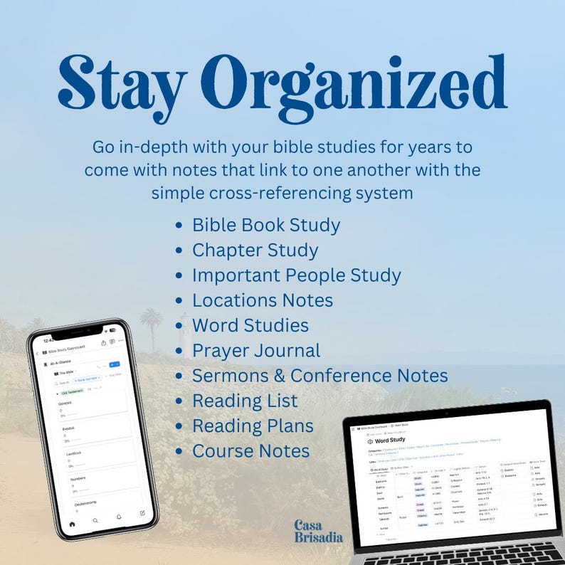 Notion Bible Study Template, Minimal Aesthetic, Ultimate Notion ...