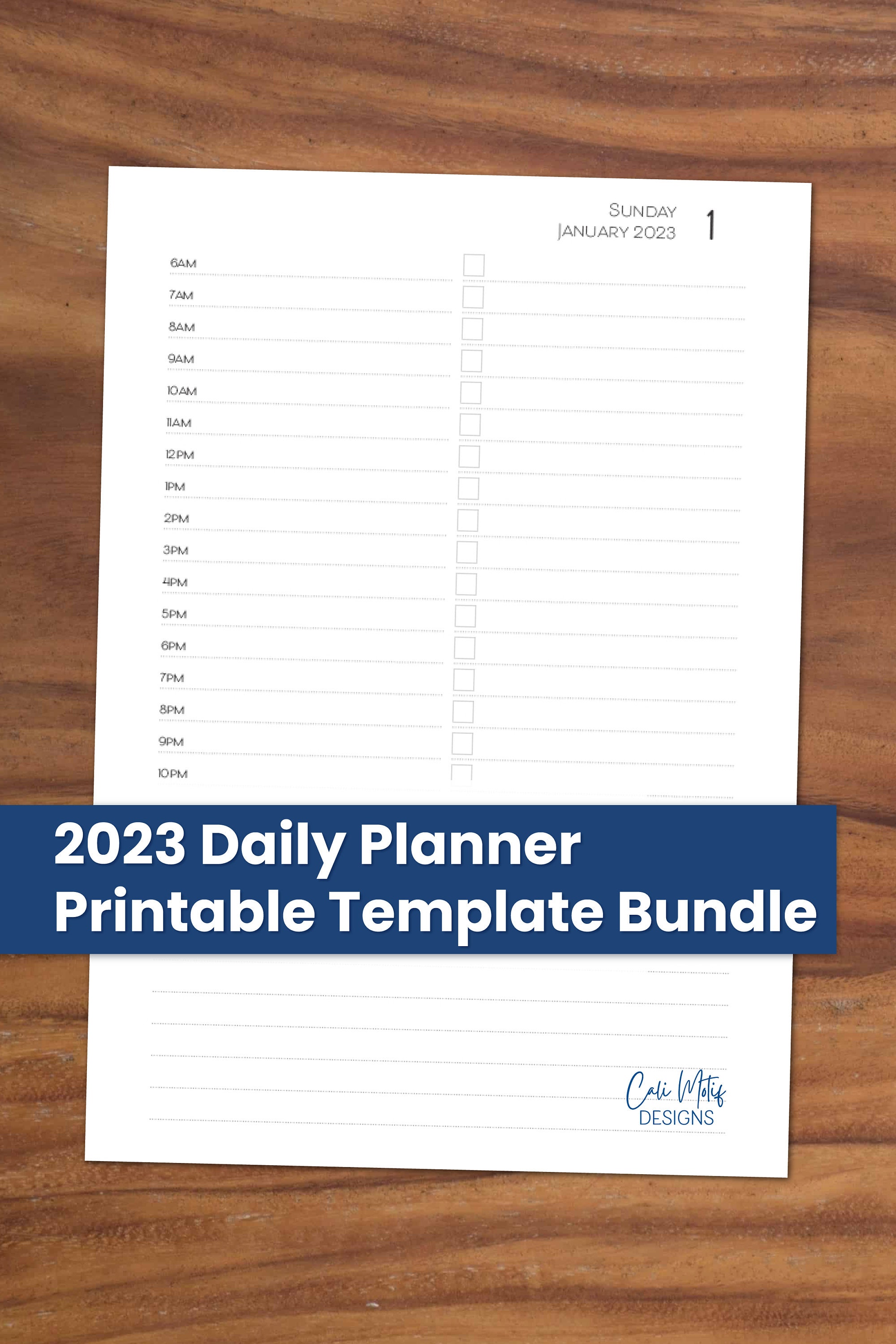 Daily Planner 2023 Printable, Planner Printable A5, Happy Planner ...