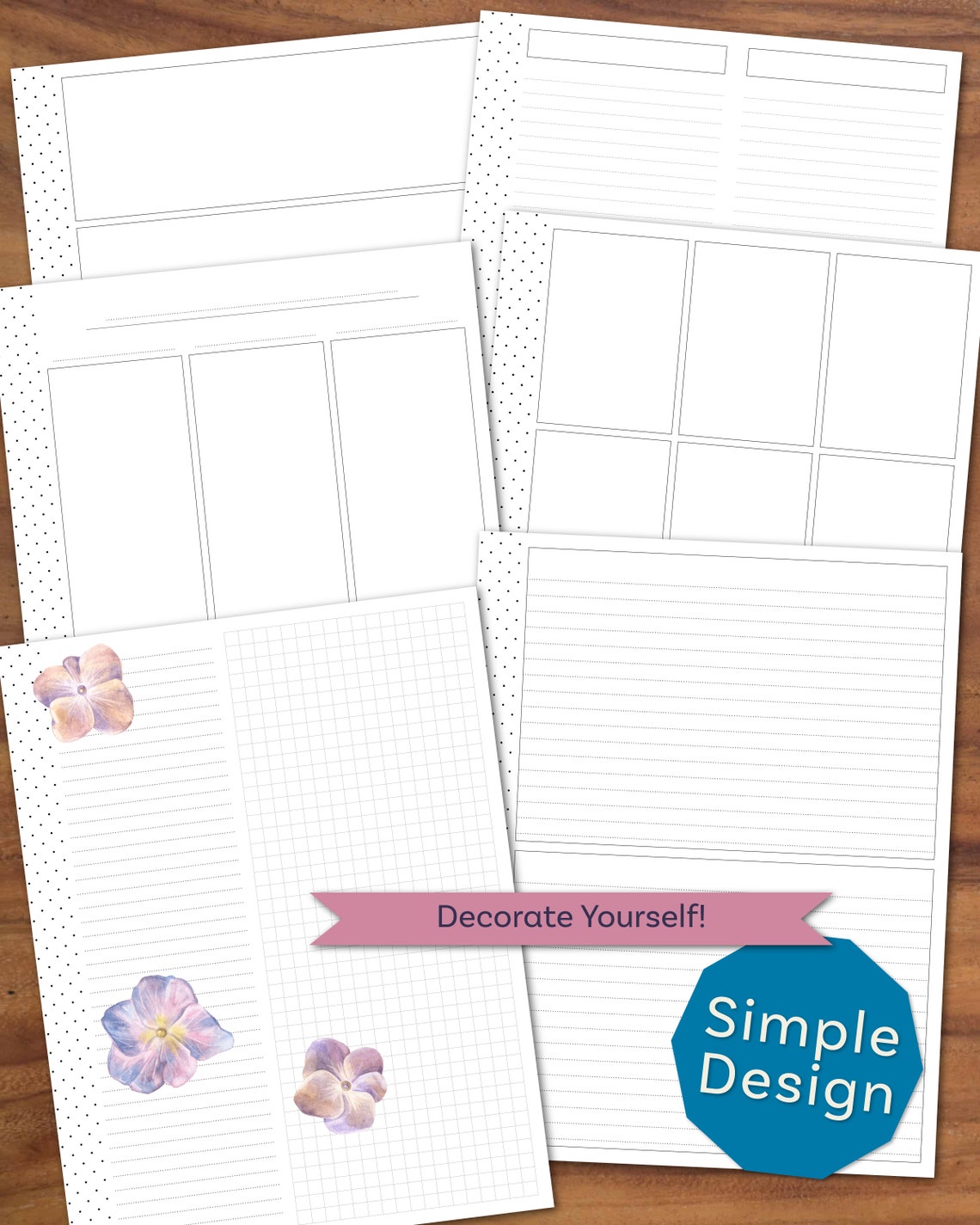 To Do List Template Graph Paper PDF Printable Lined Paper - Etsy