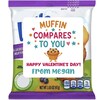 Chocolate Brownie Muffin Compares to You Valentine's Day Muffin Shaped ...