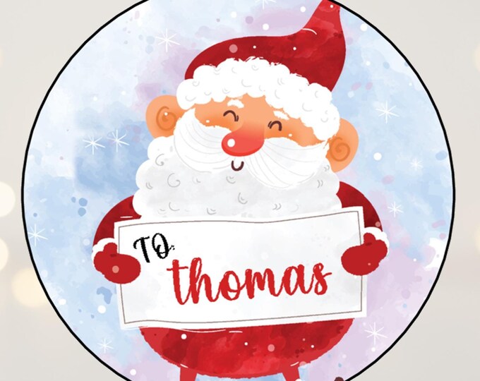 From Santa Stickers, From Santa Christmas Gift Label, to From Labels ...