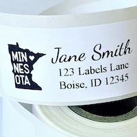 Personalized Return Address Labels, Eucalyptus Floral Return Address ...