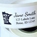State Return Address Labels Roll Personalized Labels Roll - Etsy