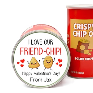 Classroom Valentine Stickers, Potato Chip Valentine Stickers, School ...