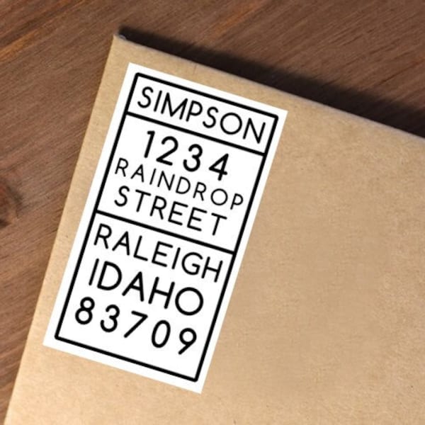 Vertical Address - Etsy