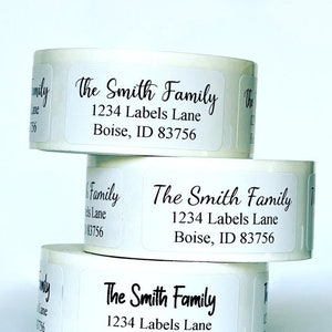 Return Address Labels Rolls Personalized Address Labels - Etsy