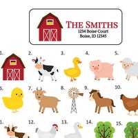 30 Highland Cow Address Labels, Stickers, Name Tags, Gift Tags ...