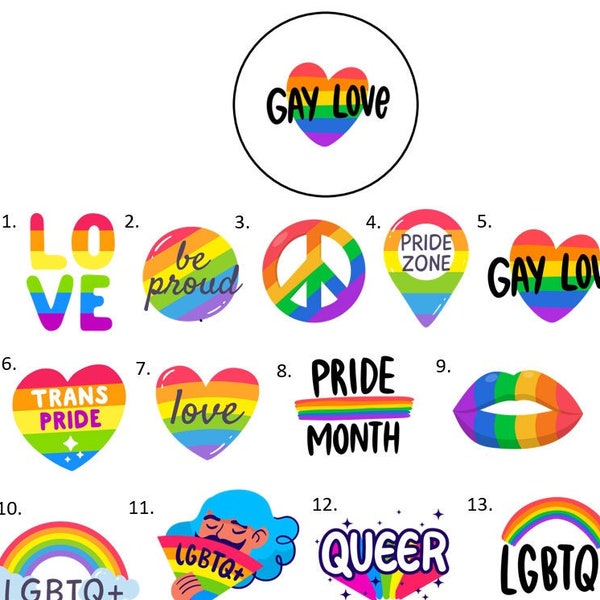 Lgbtq Stickers - Etsy