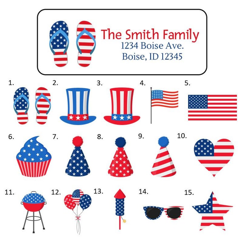 Flag Labels - Etsy