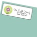 Flower Floral Address Labels Stickers, 30 Personalized Labels! - Etsy