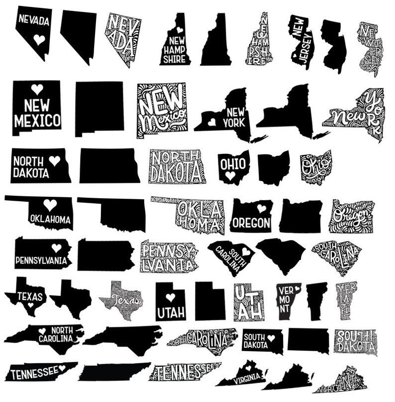 State Return Address Labels Roll Personalized Labels Roll - Etsy