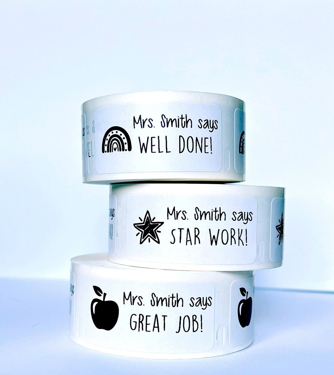 Teacher Stickers, Teacher Reward Stickers, Teacher Good Job Labels Roll ...