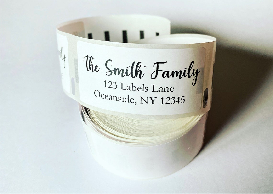 Custom Return Address Labels Roll Personalized Labels Roll Etsy Canada