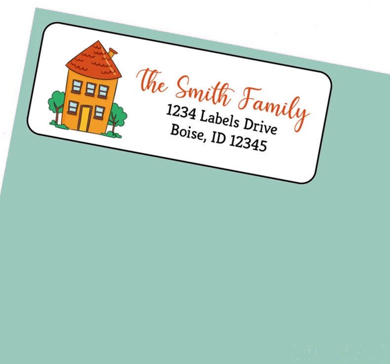 New House Address Labels Stickers 30 Personalized Labels | Etsy