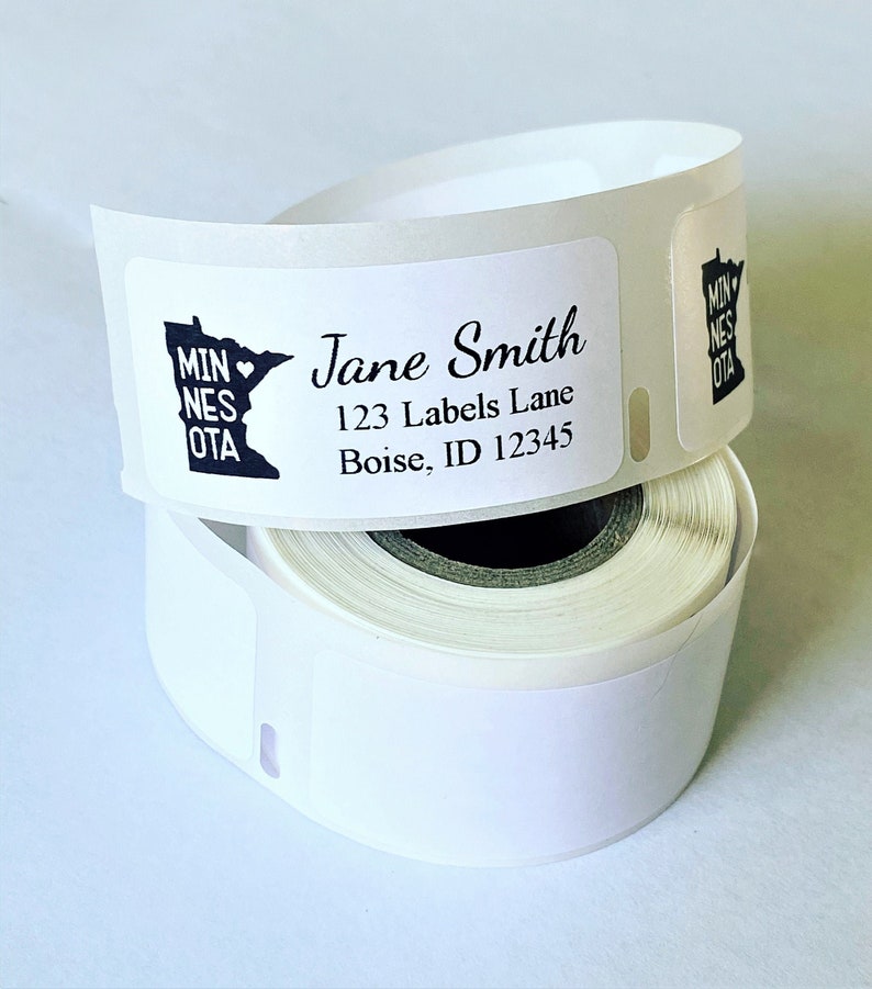 State Return Address Labels Roll Personalized Labels Roll - Etsy