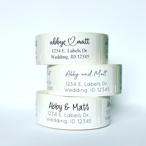 Return Address Labels Rolls Personalized Address Labels - Etsy