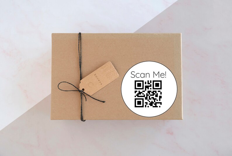 QR Code Stickers QR Code Labels QR Code Business Labels - Etsy
