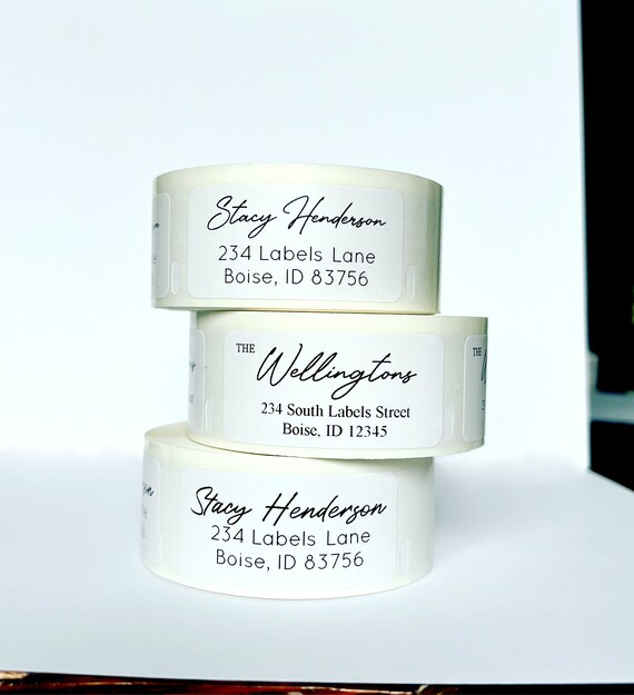 Return Address Labels Rolls Personalized Address Labels - Etsy