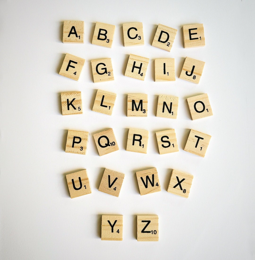 Individual Letter Tiles, Single Letter Tiles, Wooden Letter Tiles - Etsy