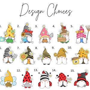 Garden Gnome Address Labels Stickers, 30 Personalized Spring Address ...