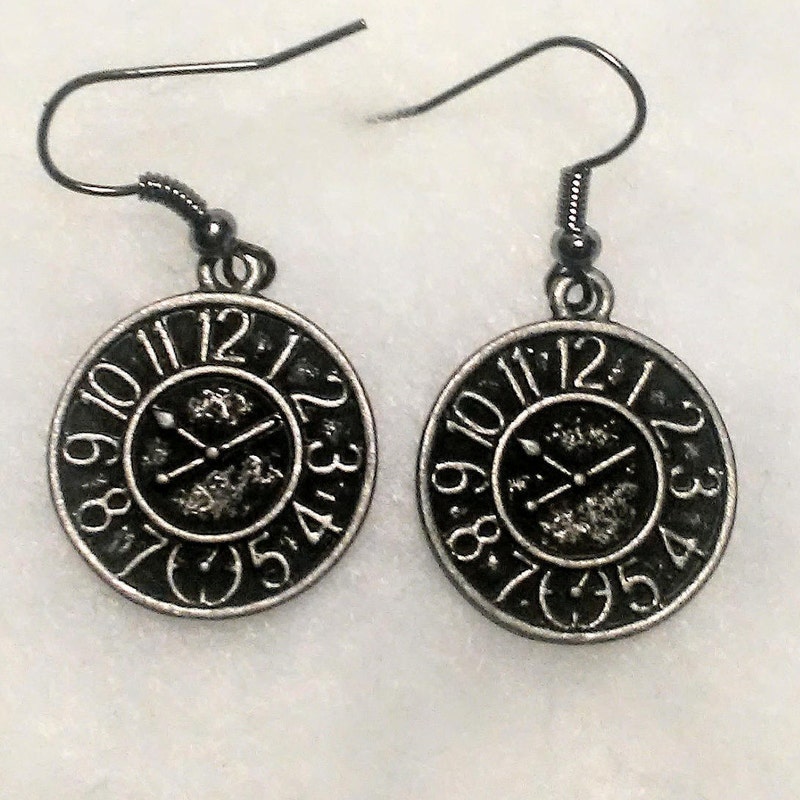 Clock Face Charm - Etsy