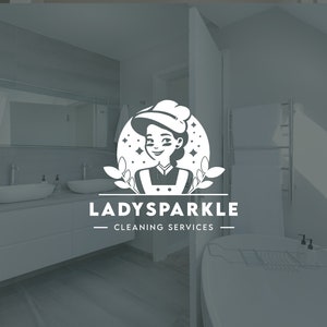 Editable Logo Design - Cleaning Company Logo Template - Professional ...