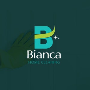 Editable Logo Design - Letter B Cleaning Logo Design - Cleaning Service ...