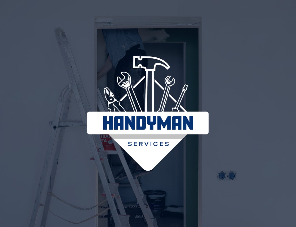 Editable Logo Design Handyman Logo Home Repair Logo Maintenance Logo ...