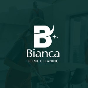 Editable Logo Design - Letter B Cleaning Logo Design - Cleaning Service ...