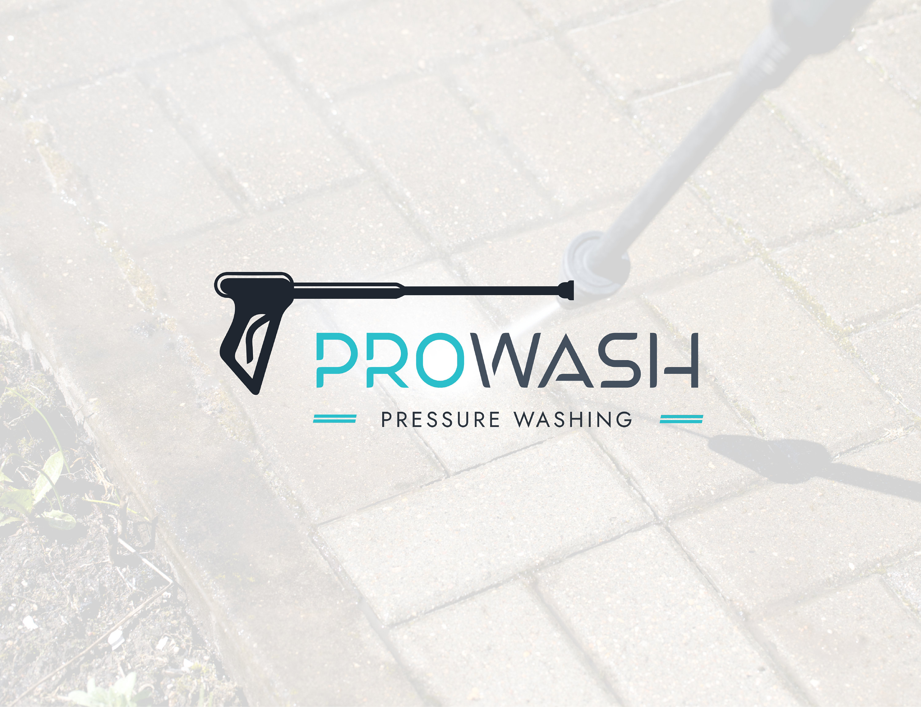 Editable Logo Design - Pressure Washing Logo Template - Power Washing ...