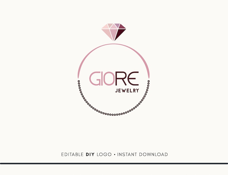 Jewelry Logo - Editable Jewelry Logo Design - Logo Jelwery - Jewelry ...