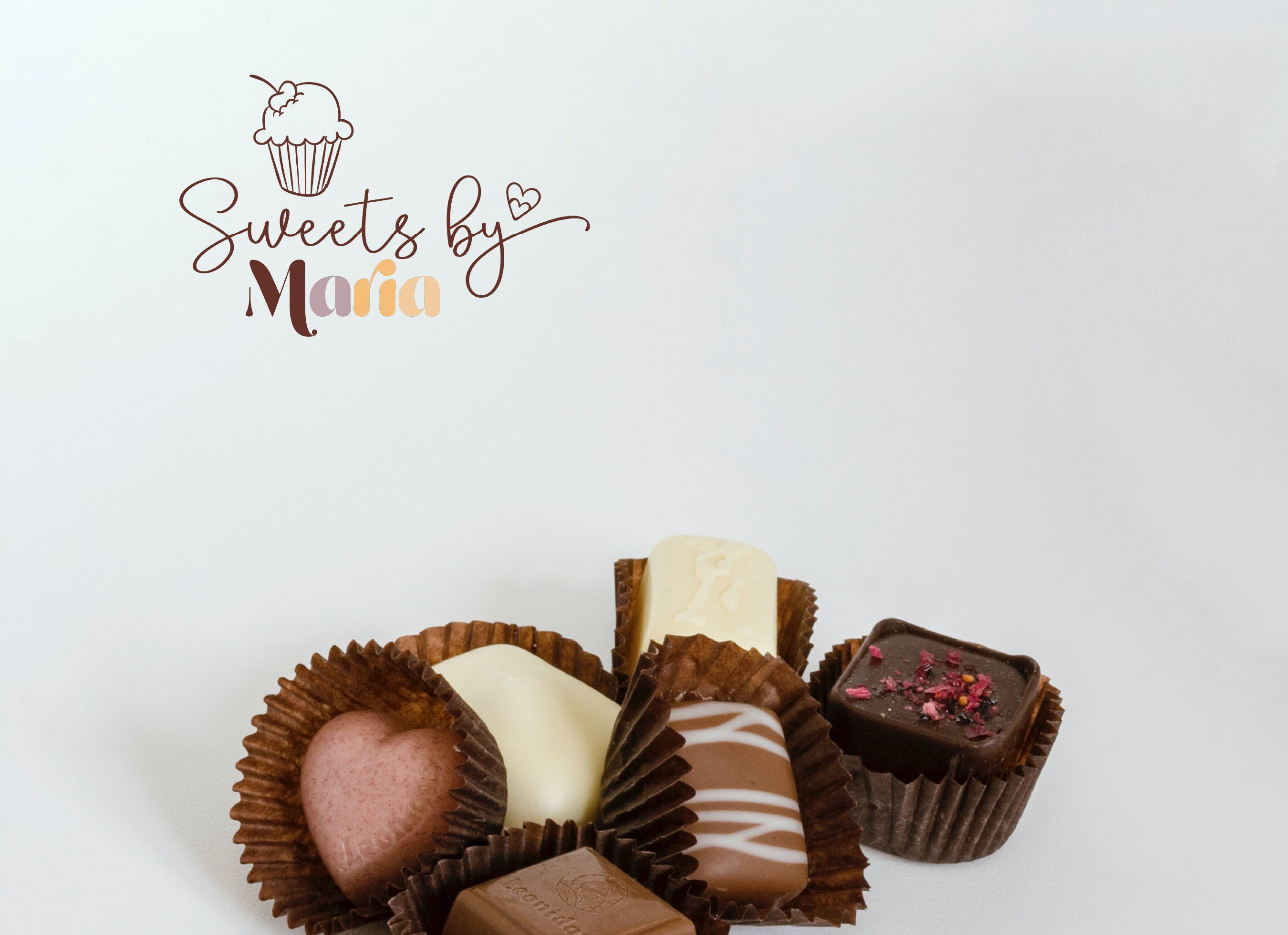 Editable Logo Design - Sweets Business Logo - Sweets Logo Design ...