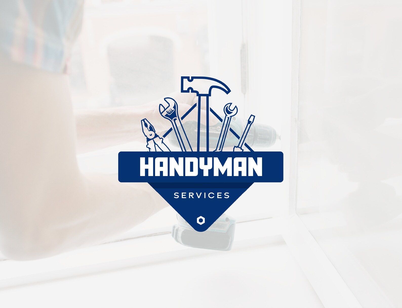 Editable Logo Design - Handyman Logo - Home Repair Logo - Maintenance ...