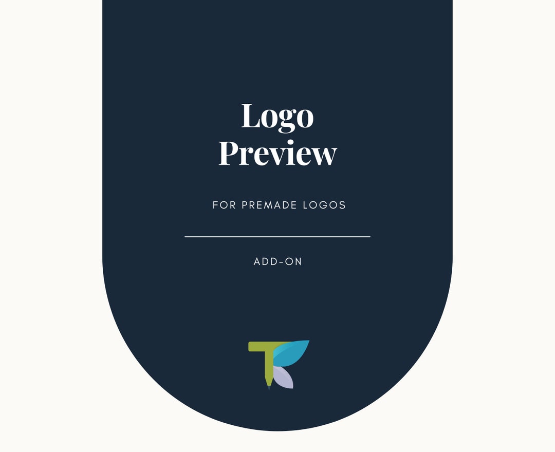 Add-on — Premade Logo Preview - Etsy