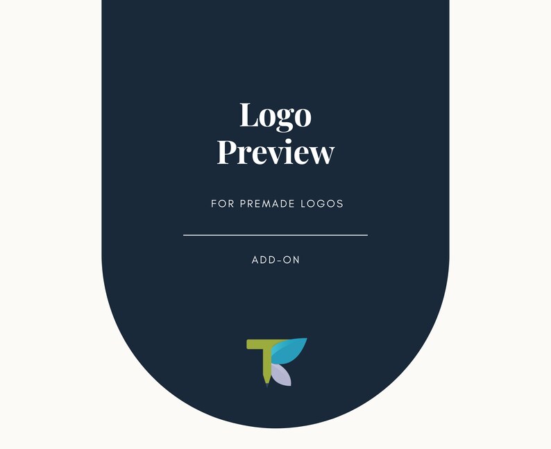 Add-on — Premade Logo Preview - Etsy