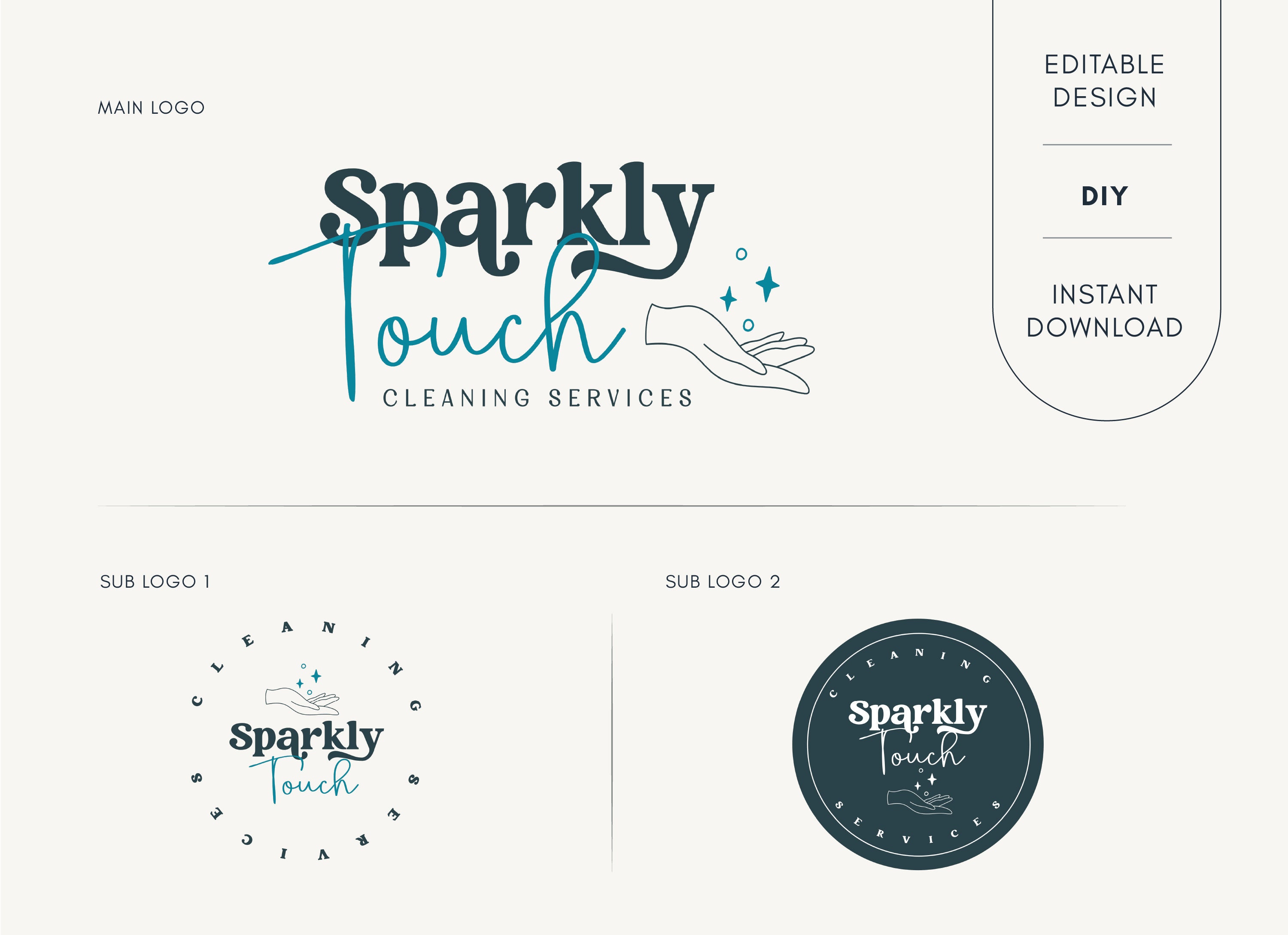 Sparkle Cleaning Logo