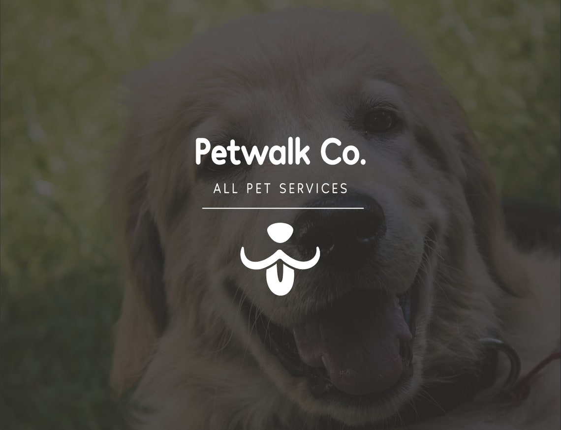 Editable Logo Design Pet Logo Pet Logo Design Dog Logo Dog Logo Design ...