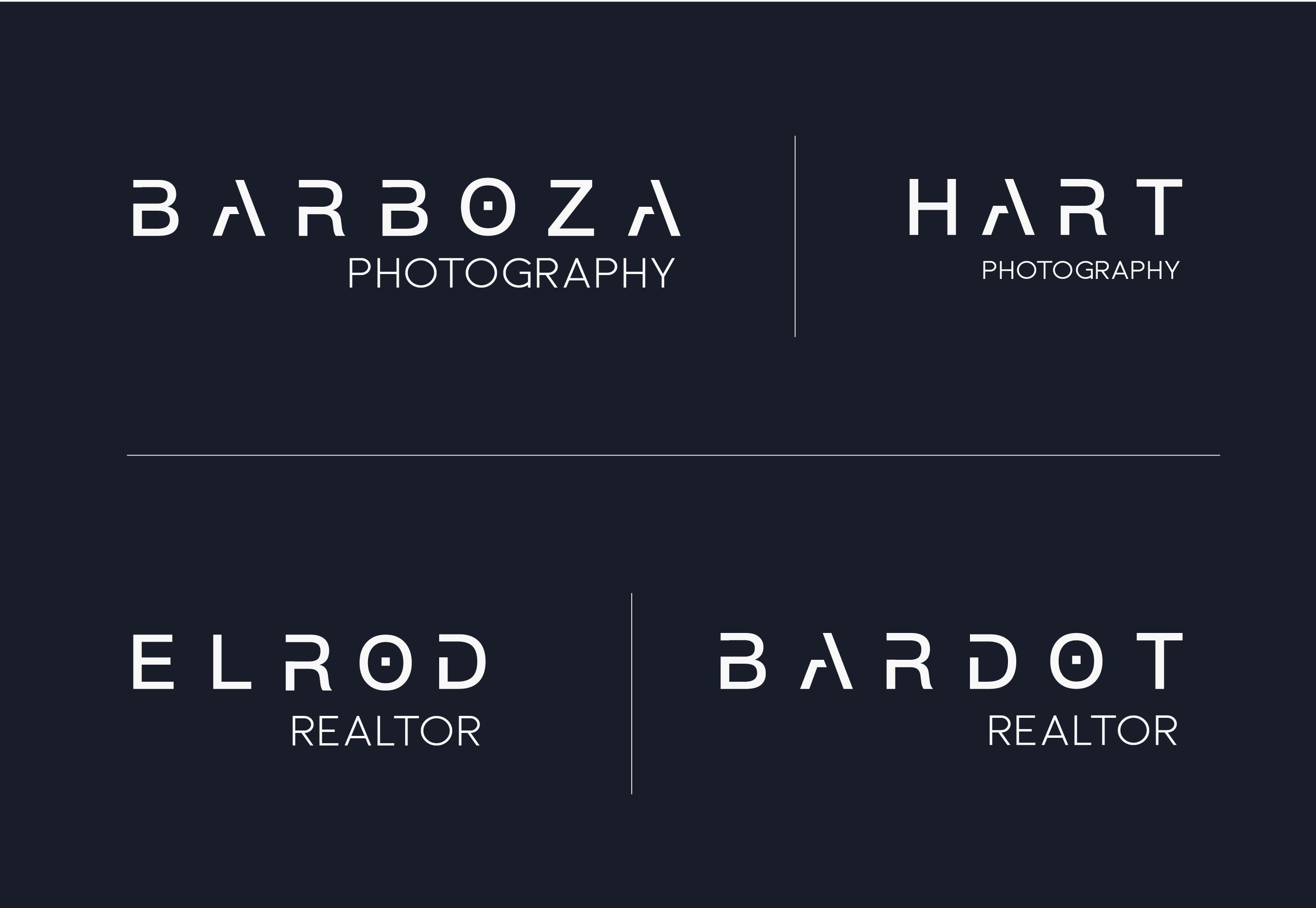 Custom Wordmark Logo Photography Logo Last Name Logo - Etsy