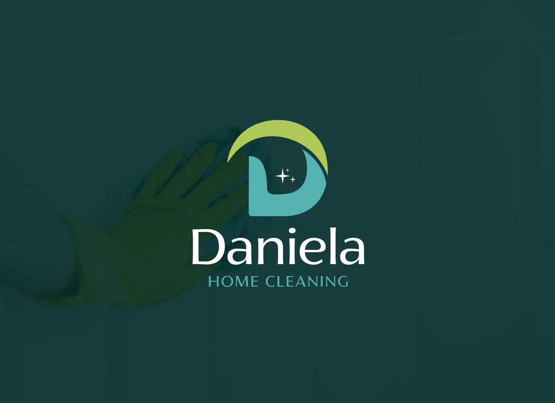 Editable Logo Design Letter D Cleaning Logo Design Logo Initial D ...