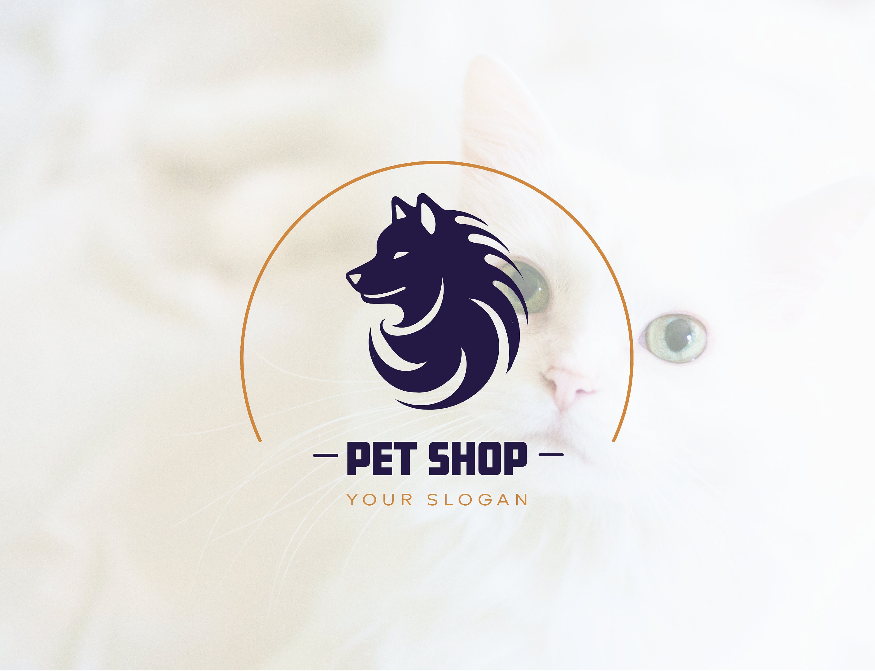 Editable Logo Design - Pet Shop Logo - Pet Store Logo - Pet Logo Design ...