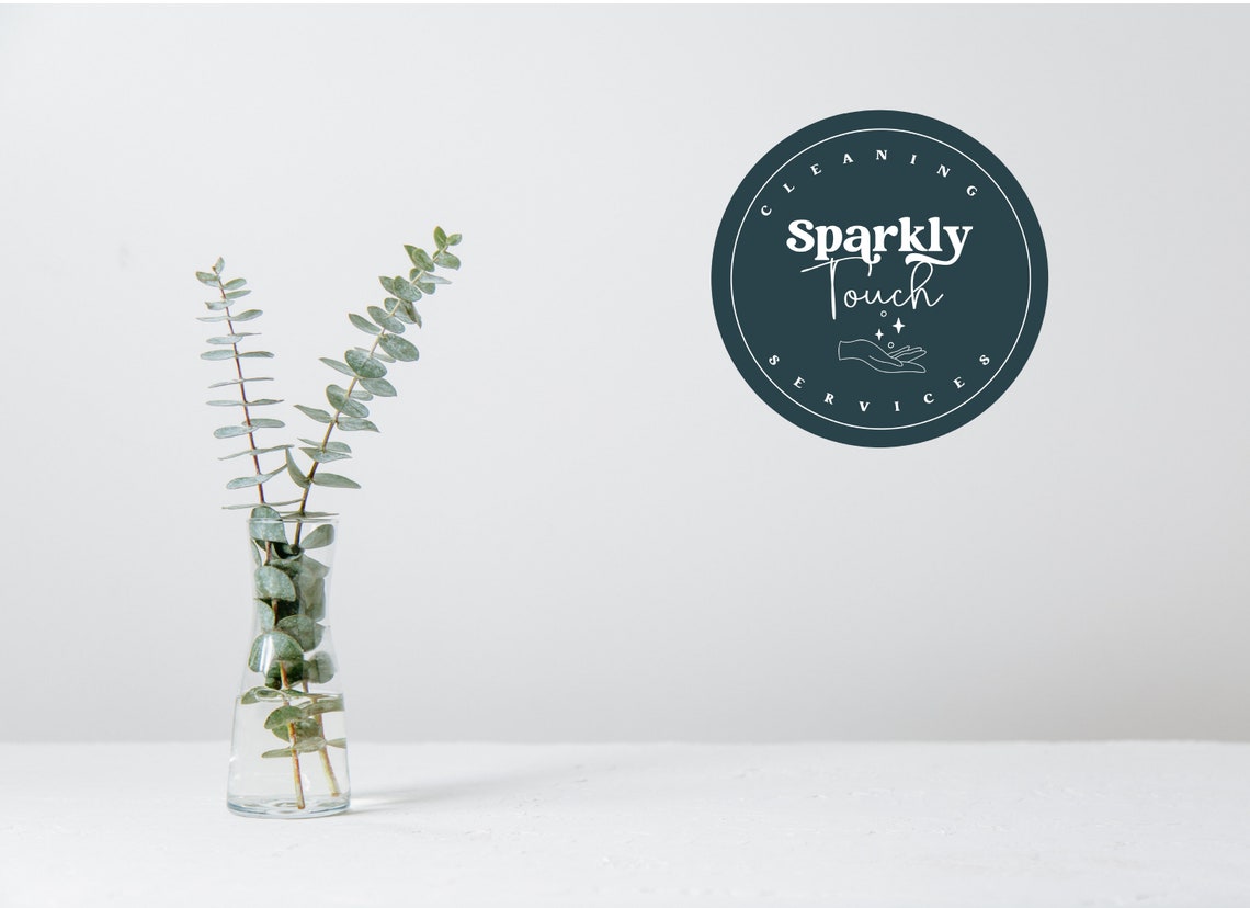 Editable Logo Design - House Cleaning Logo - Cleaning Logo - Cleaning ...