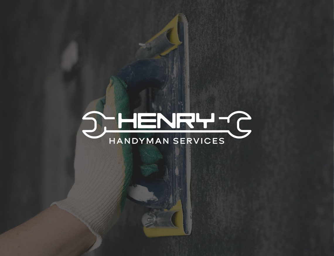 Editable Logo Design - Handyman Logo Design - Handyman Services Logo ...